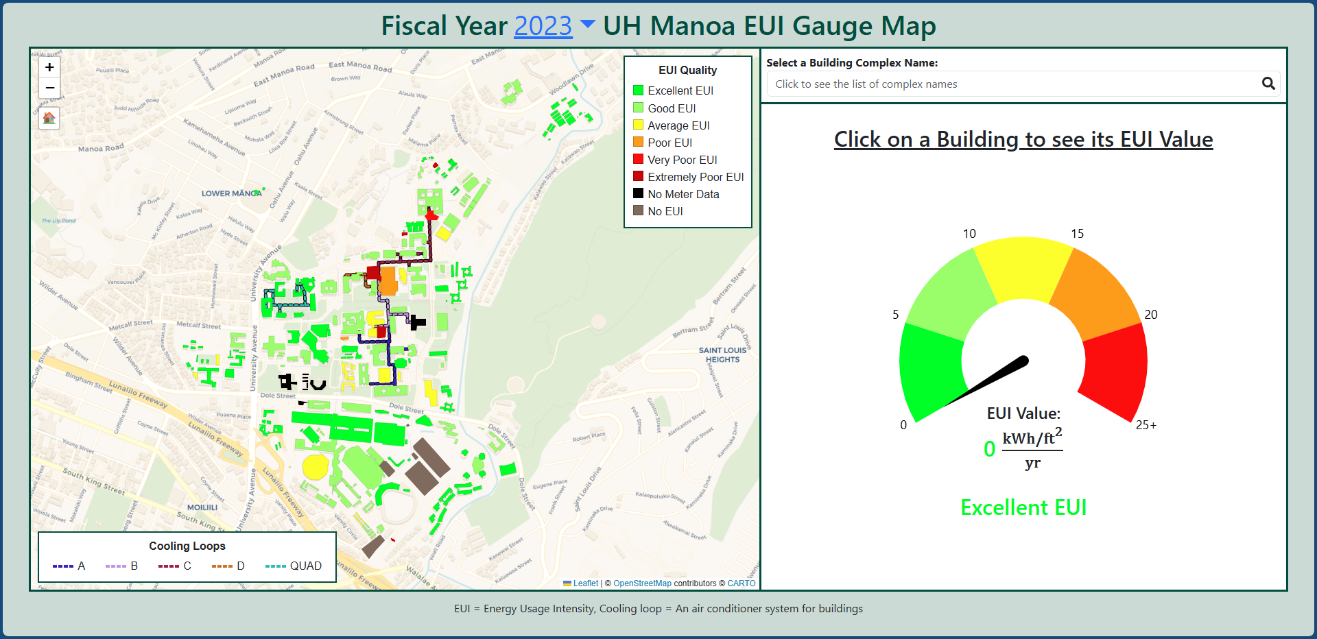 UH Manoa EUI Map